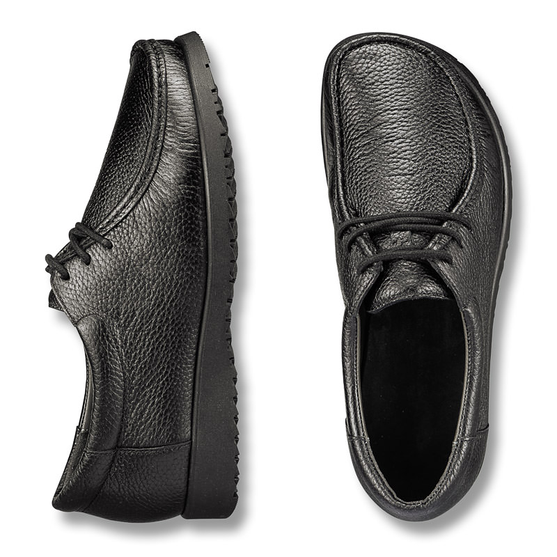 Chaussures de confort Helvesko : modèle Ron, noir